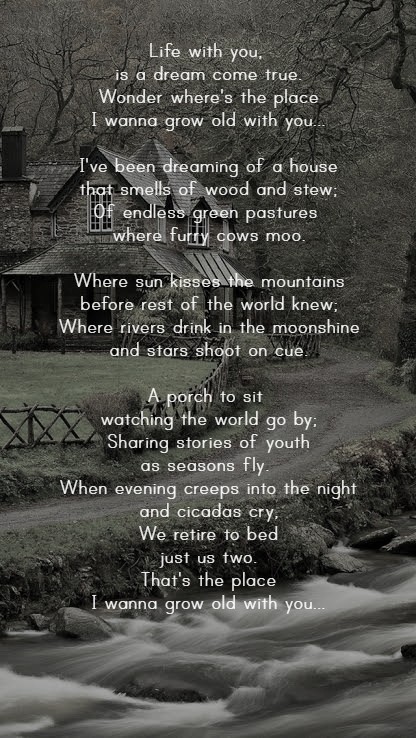 Growing Old With You Poem I Wanted To Grow Old With You: A Widow's